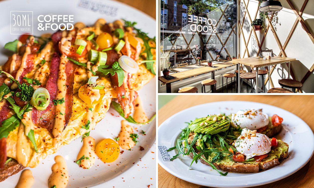 30ML Alexandrium Coffee & Food, Ontbijtgerecht naar keuze bij 30ML ...