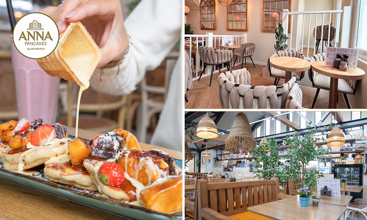 Anna Pancakes, Brunch + evt. dessert, bites/snacks, cocktail of Pathé ...