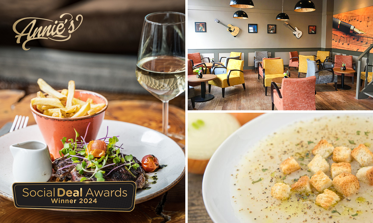 Annie's Assen, 3-gangen keuzediner bij Annie's in hartje Assen bespaar ...