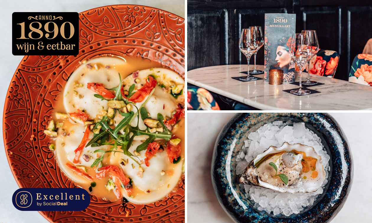 Anno 1890, 4-gangendiner van de chef + brood bij Anno 1890 in hartje Hengelo Spare 41% in Twente ...