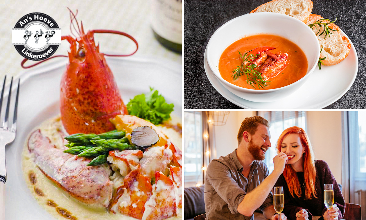 An's Hoeve, 4-gangen kreeftendiner + amuse bij An's Hoeve bespaar 31% ...