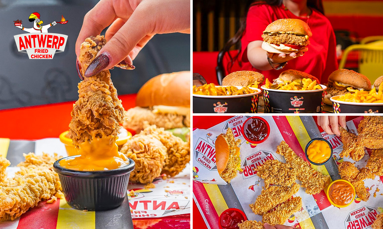 Antwerp Fried Chicken Oostende, Kip- of burgermenu in Oostende bespaar ...