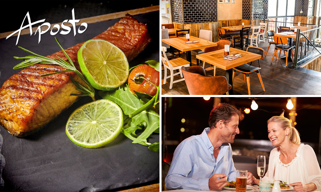 Aposto Aachen, 3-Gänge-Menü nach Wahl bei Aposto bespaar 23% in Aachen ...
