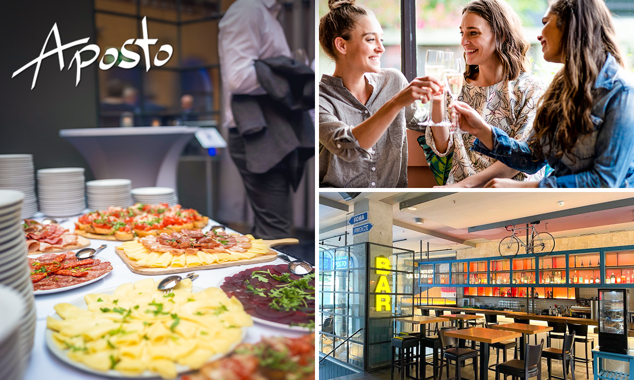 Aposto Aachen, Sonntags-Brunchbuffet + Glas Prosecco bei Aposto Aachen ...