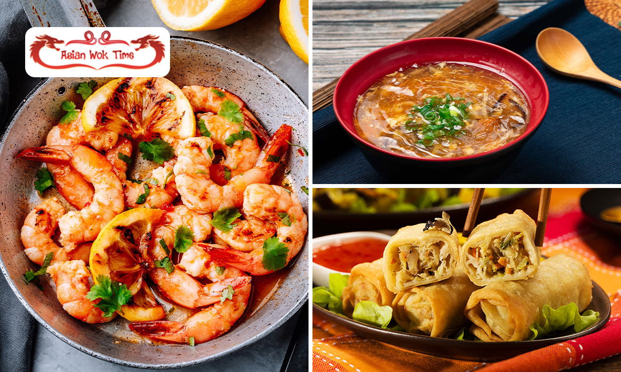 Asian Wok Time, Aziatisch 3-gangen keuzediner in hartje Den Bosch ...