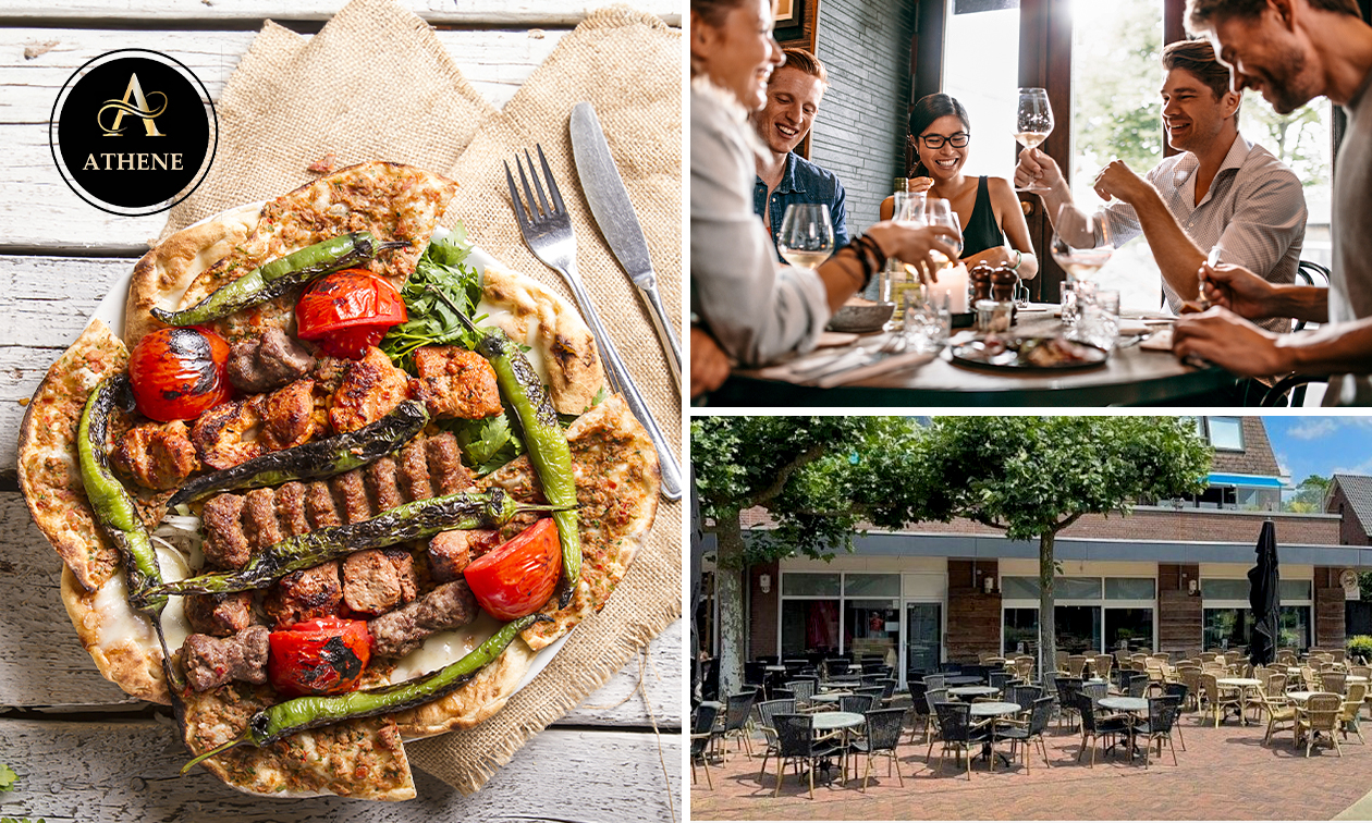 Athene Grieks Restaurant-Brasserie, Grieks 3-gangen keuzediner bij ...