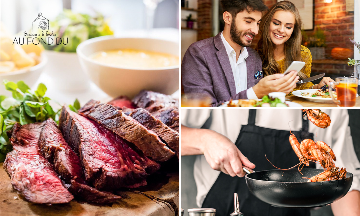 Au fond du, 3-gangendiner à la carte bij Au fond du save 31% in ...