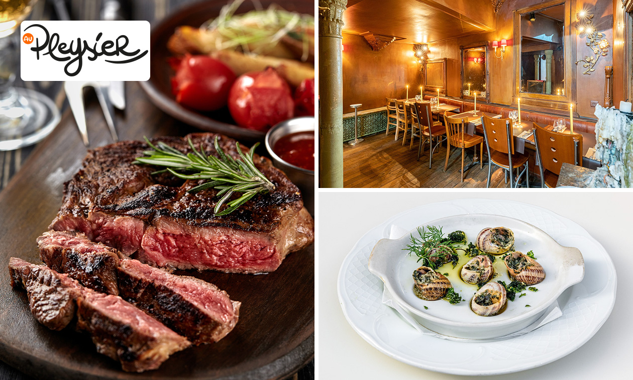 Au Pleysier, 3- of 4-gangendiner à la carte in Brussel bespaar 56% in ...