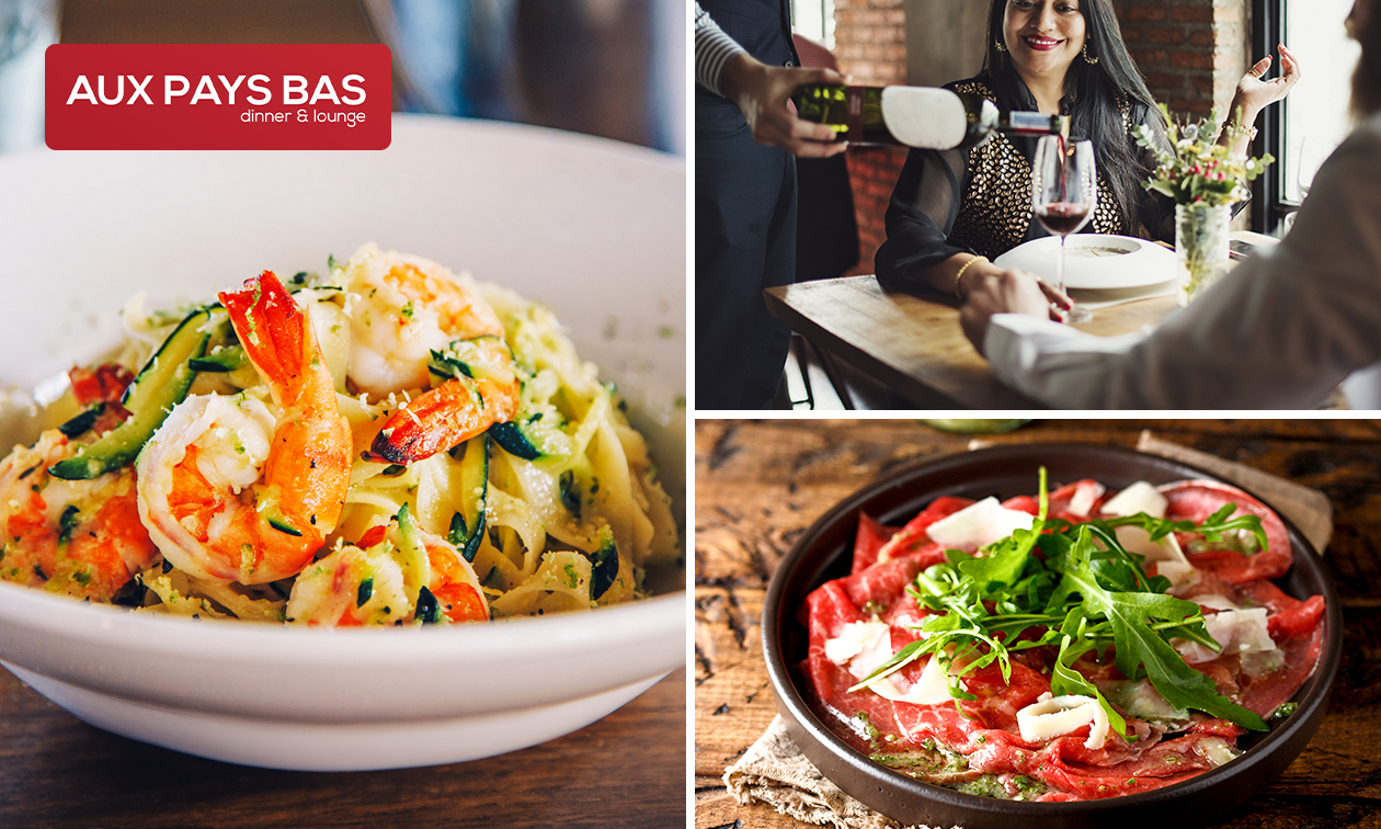 Aux Pays Bas, 3-gangen keuzediner bij Aux Pays Bas bespaar 54% in ...