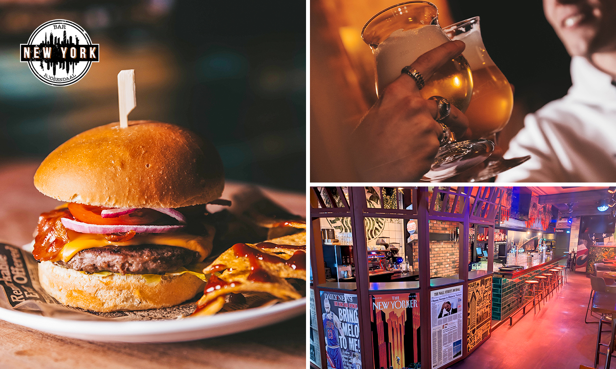 Bar New York Roosendaal, Burger naar keuze + friet + mayo bij Bar New ...