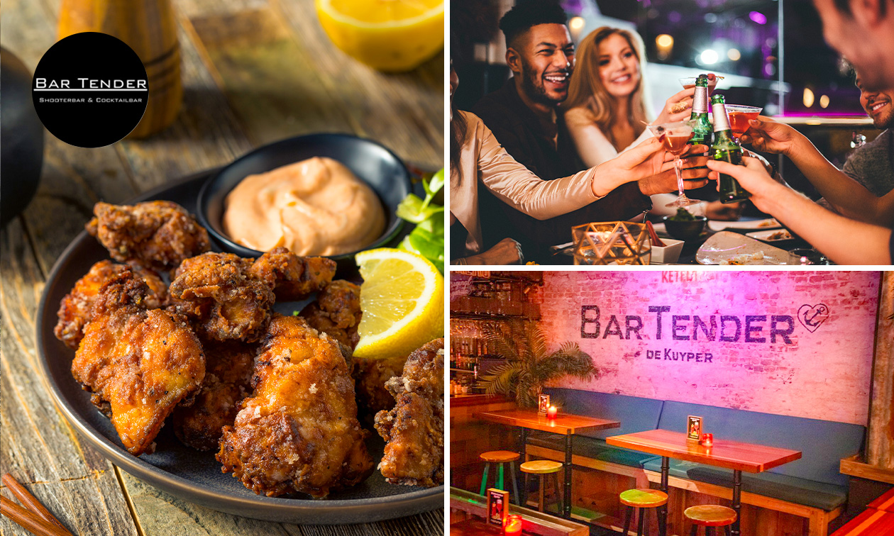 Bar Tender, Shared bites-diner (4 gerechten) à la carte bij Bar Tender ...