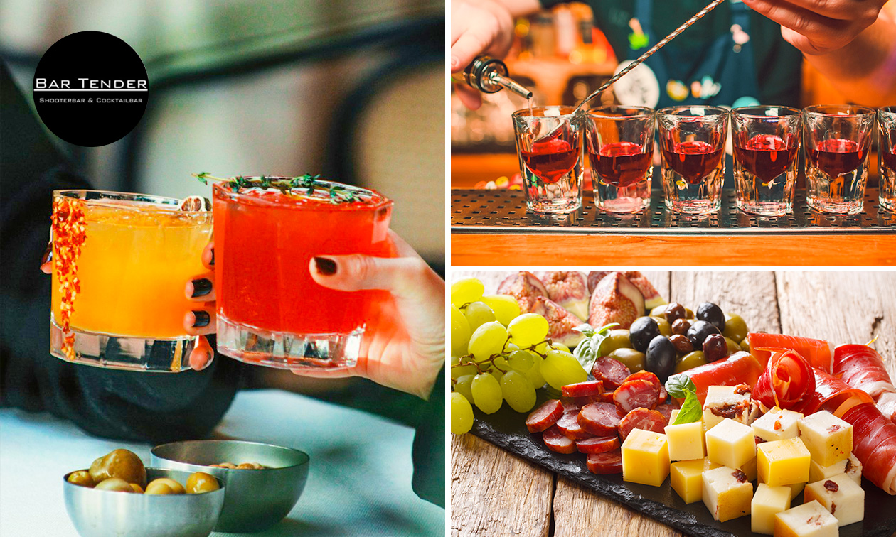 Bar Tender, Cocktail met onbeperkt nacho's of luxe bittergarnituur OF ...