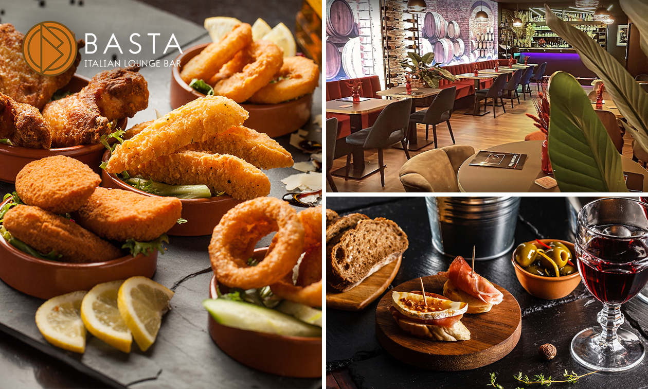 BASTA lounge, Onbeperkt tapas eten (2,5 uur) Spare 55% in De kust mit ...