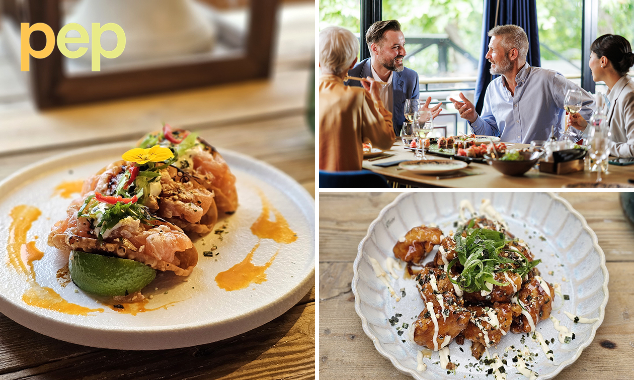 Beachclub Pep, 3-gangendiner van de chef of 4-gangen keuzediner aan zee ...