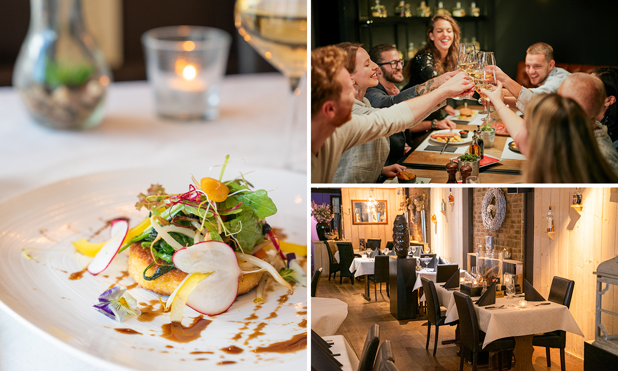 Bistro de Postkoets, 3- of 4-gangendiner à la carte + evt. onbeperkt ...