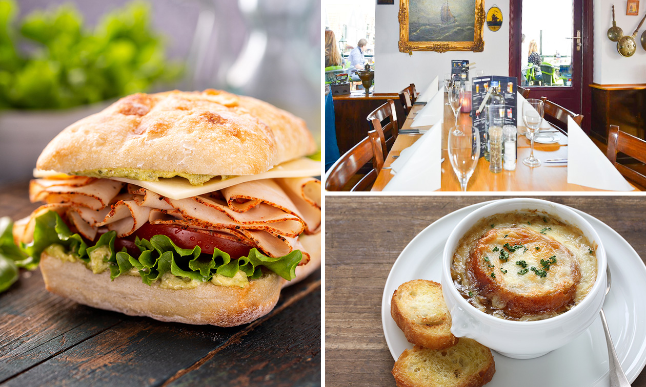 Bistro D'Ouwe Helling, 3-gangenlunch bij bij Bistro D'Ouwe Helling ...