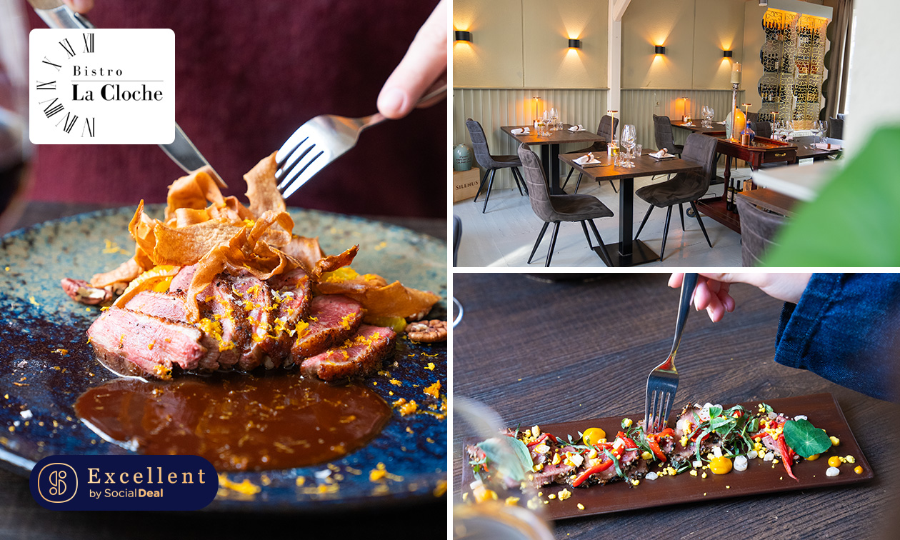 Bistro La Cloche, 4-gangendiner van de chef + brood + amuse bij Bistro ...