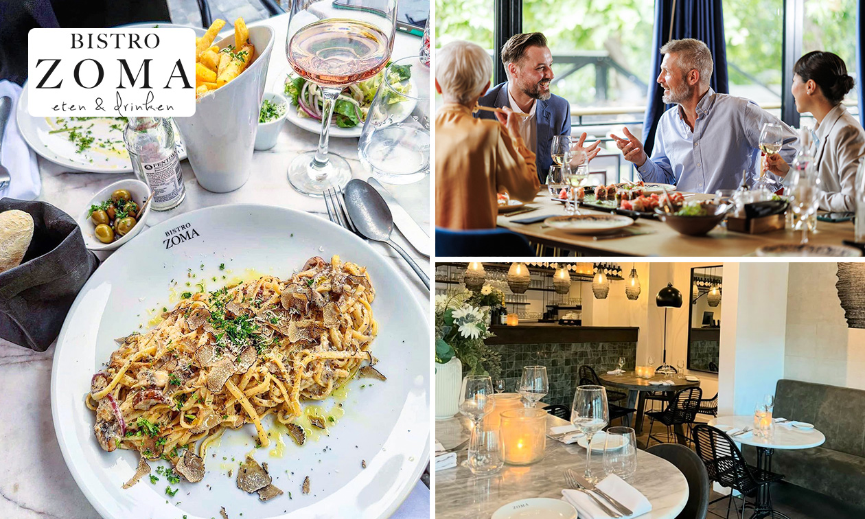 Bistro Zoma Nijlen, 3-gangendiner à la carte bij Bistro Zoma bespaar 37 ...
