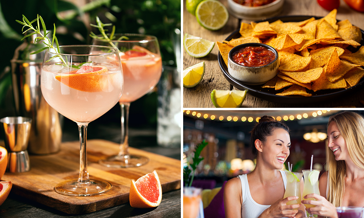 Blue Resto Bar, Cocktail + nacho's voor 2 bij Blue Resto Bar bespaar 46 ...