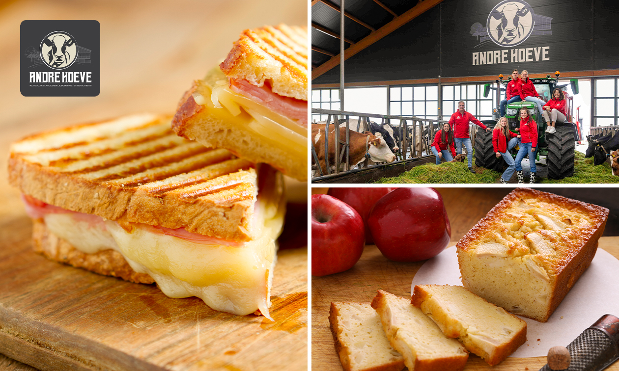 Boerderijwinkel André Hoeve, Huisgemaakte boerencake of tosti naar ...