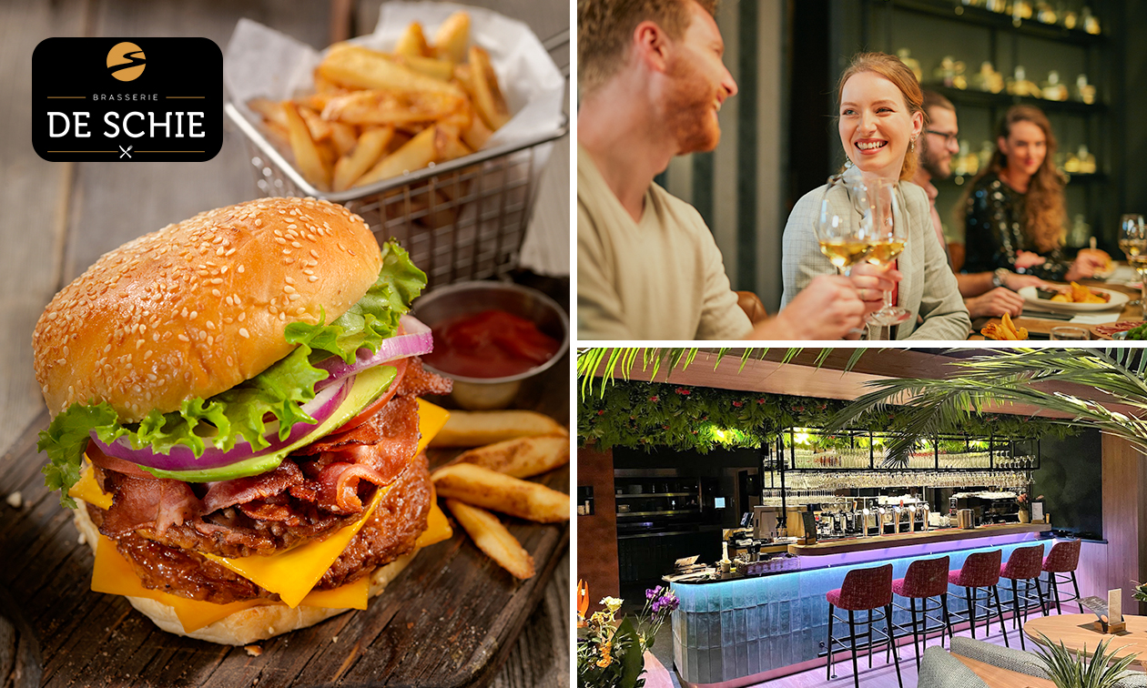 Brasserie De Schie, Hoofdgerecht naar keuze bespaar 32% in Rotterdam ...