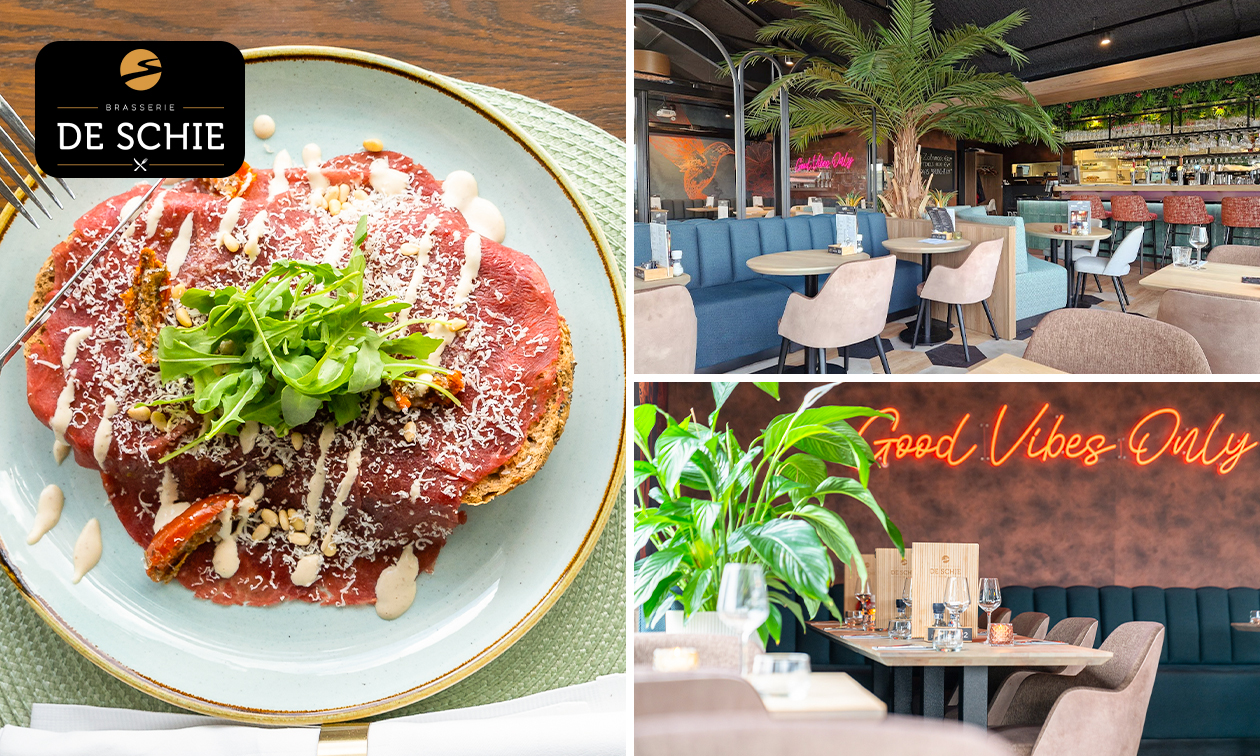 Brasserie De Schie, 2-gangen keuzelunch bij Brasserie De Schie ...