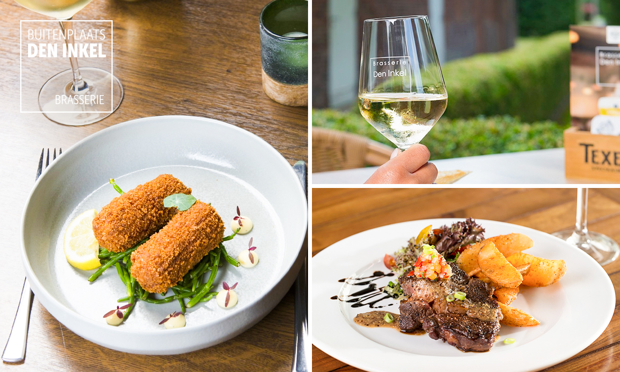 Brasserie Den Inkel, 3-gangendiner à la carte bij Brasserie Den Inkel ...