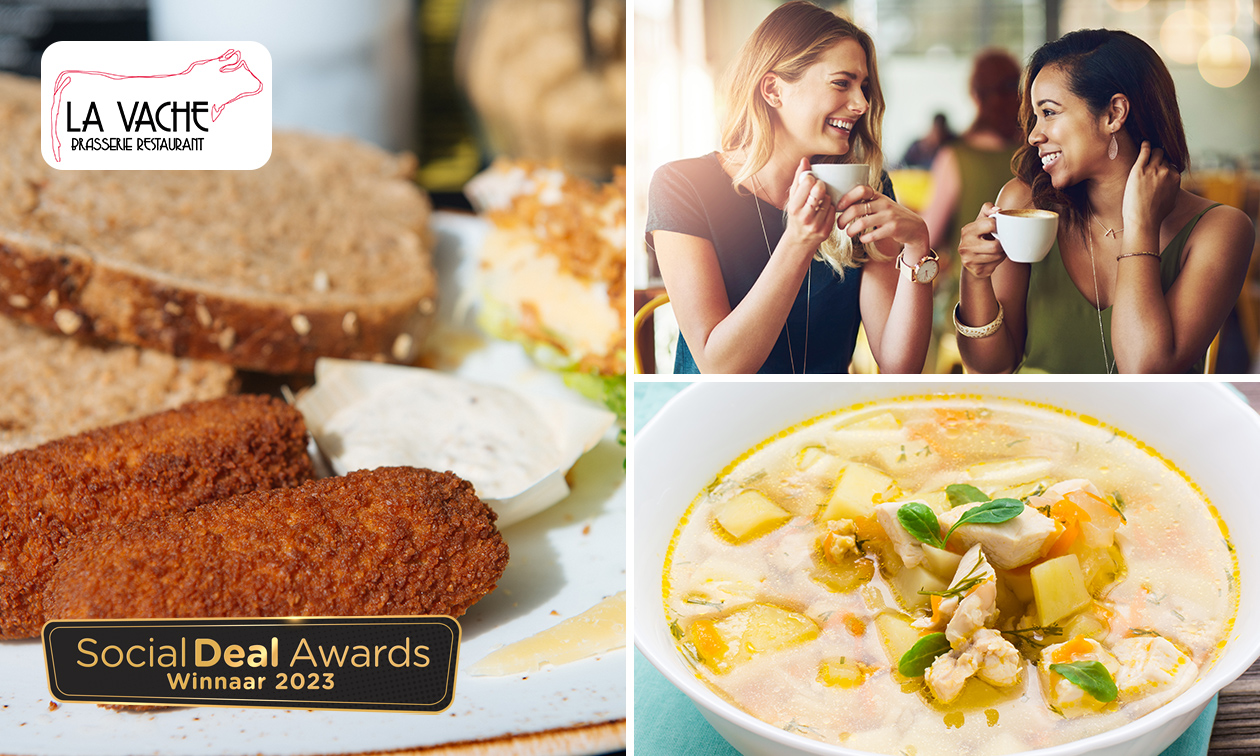 Brasserie La Vache, 12-uurtje + koffie/thee bij Brasserie La Vache ...