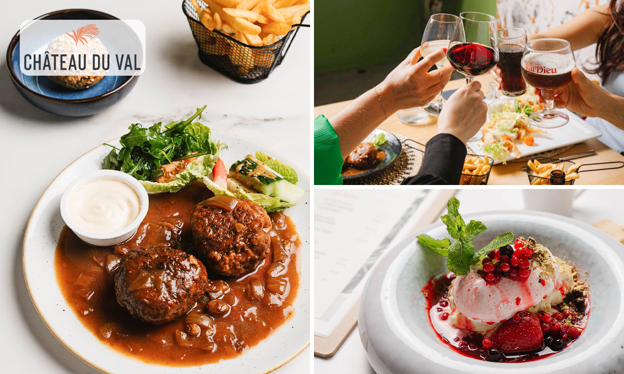 Brasserie Le jardin du Val, Menu en 2 services au choix à Seraing ...