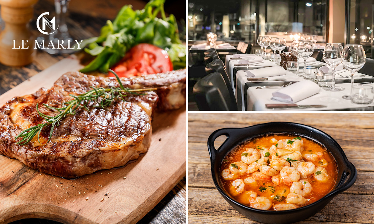 Restaurant Le Marly, Menu en 2 ou 3 services à la carte à proximité de ...