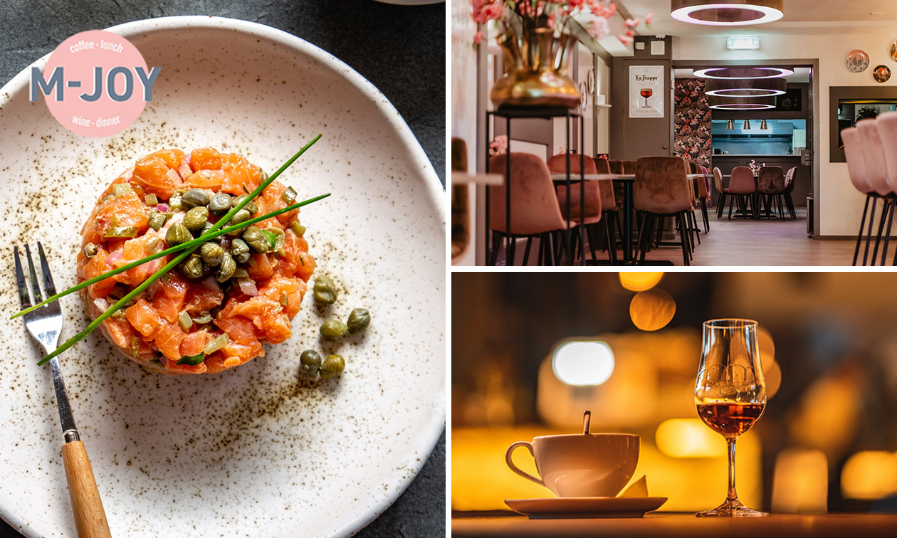 Brasserie M-joy, 3- of 4-gangen wilddiner + evt. digestief bij ...