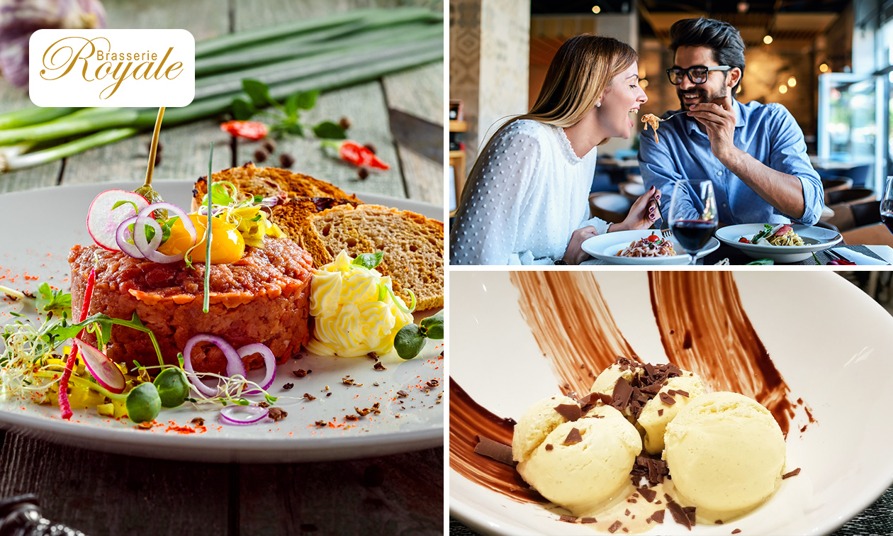 Brasserie Royale, 2-gangen keuzelunch of -diner bij Brasserie Royale ...