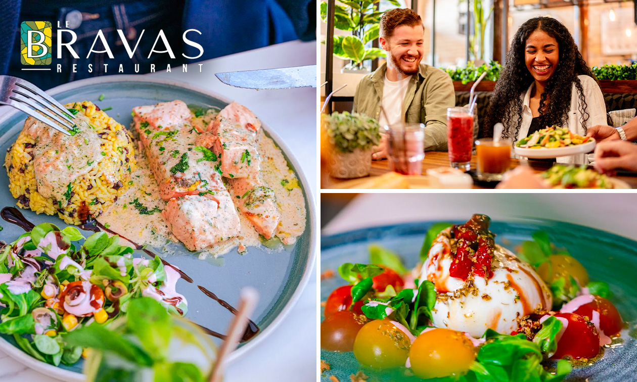 Bravas Restaurant, Menu en 2 ou 3 services à la carte à Lille bespaar ...