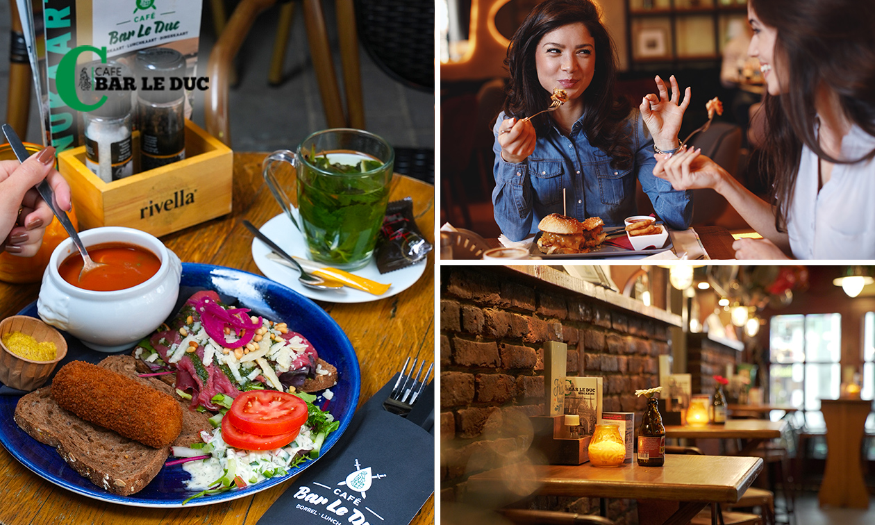 Café Bar le Duc, 12-uurtje naar keuze + koffie/thee bij Café Bar le Duc bespaar 38% in 's ...