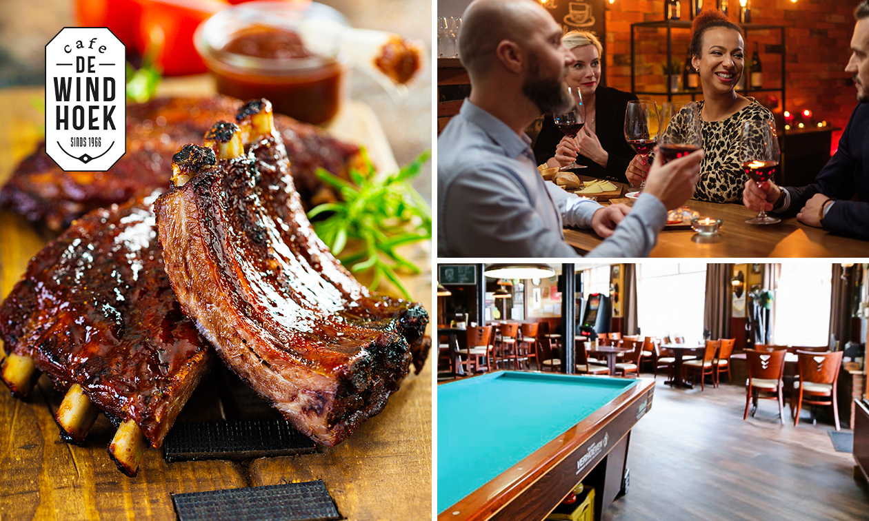 Café de Windhoek, Onbeperkt spareribs + friet + rauwkost bij Café de ...