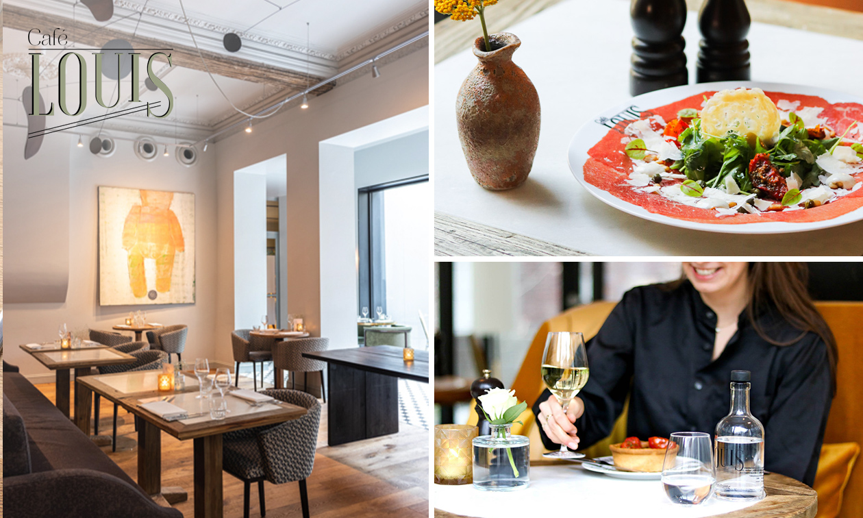 Café Louis, 12-uurtje, baguette of 2-gangenlunch bij Café Louis bespaar ...
