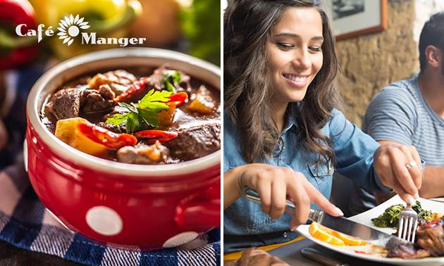 Café Manger, Vlaams hoofdgerecht naar keuze in hartje Leuven bespaar 40 ...