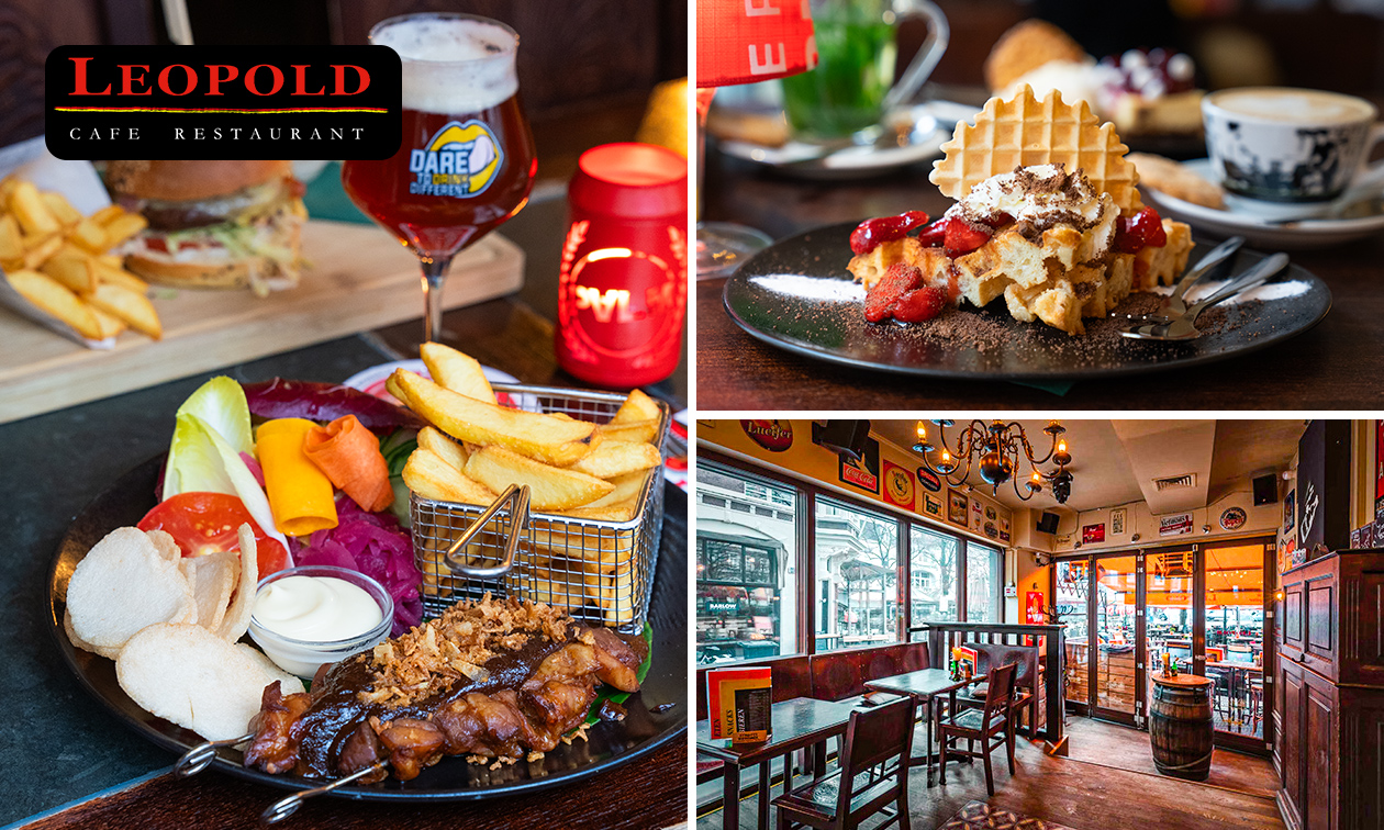 Café Restaurant Leopold, 2- of 3-gangen keuzediner bij Café Restaurant ...