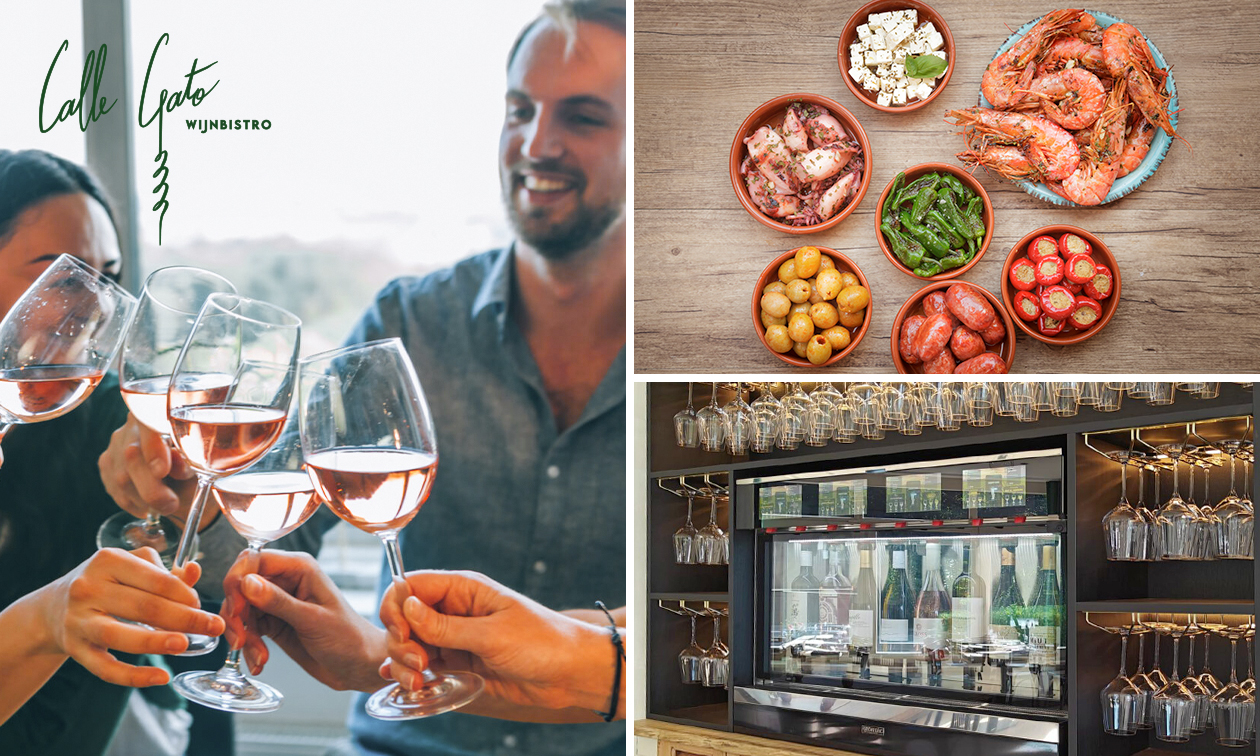 Calle Gato Wijnbistro, Wijnproeverij + tapas voor 2 bespaar 36% in Mechelen via Uit eten in de buurt