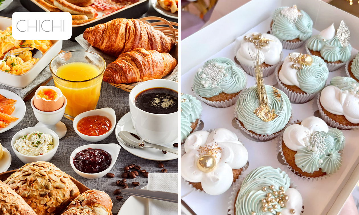 Chichi Cakery, Uitgebreid ontbijt bij Chichi Cakery of cupcakebox om af ...