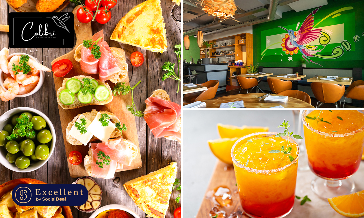 Colibrí Cocina Mexicana, Mexicaanse borrelplank + cocktail bij Colibrí ...