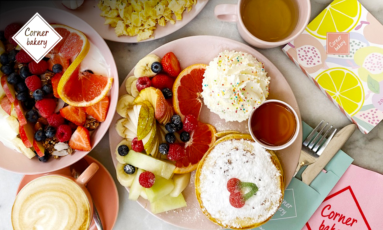 Corner Bakery, Brunch, freakshake, pancakes, wentelteefjes of bread roll bij Corner Bakery ...