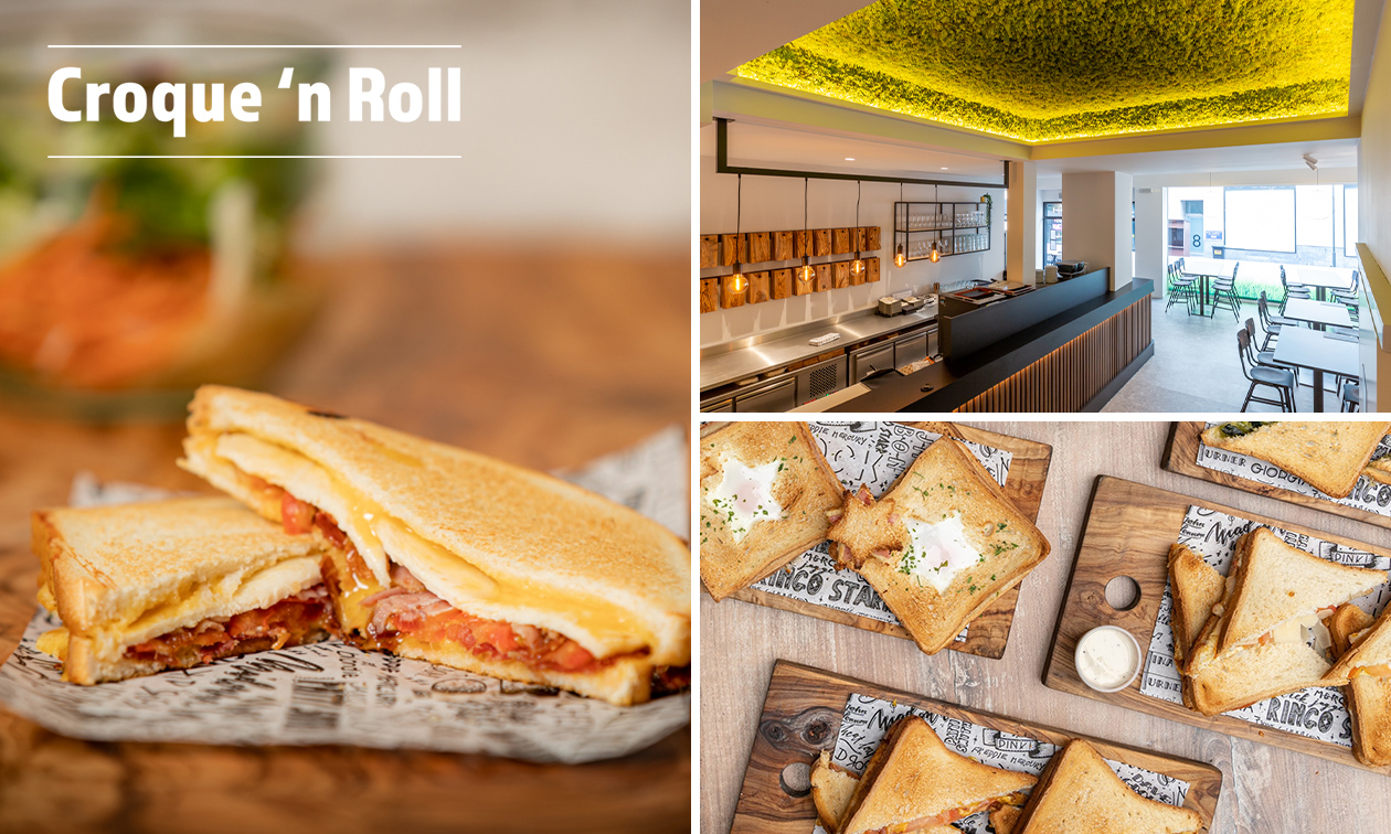 Croque 'n Roll Hasselt, 2 croques incl. slaatje + nagerecht bij Croque ...