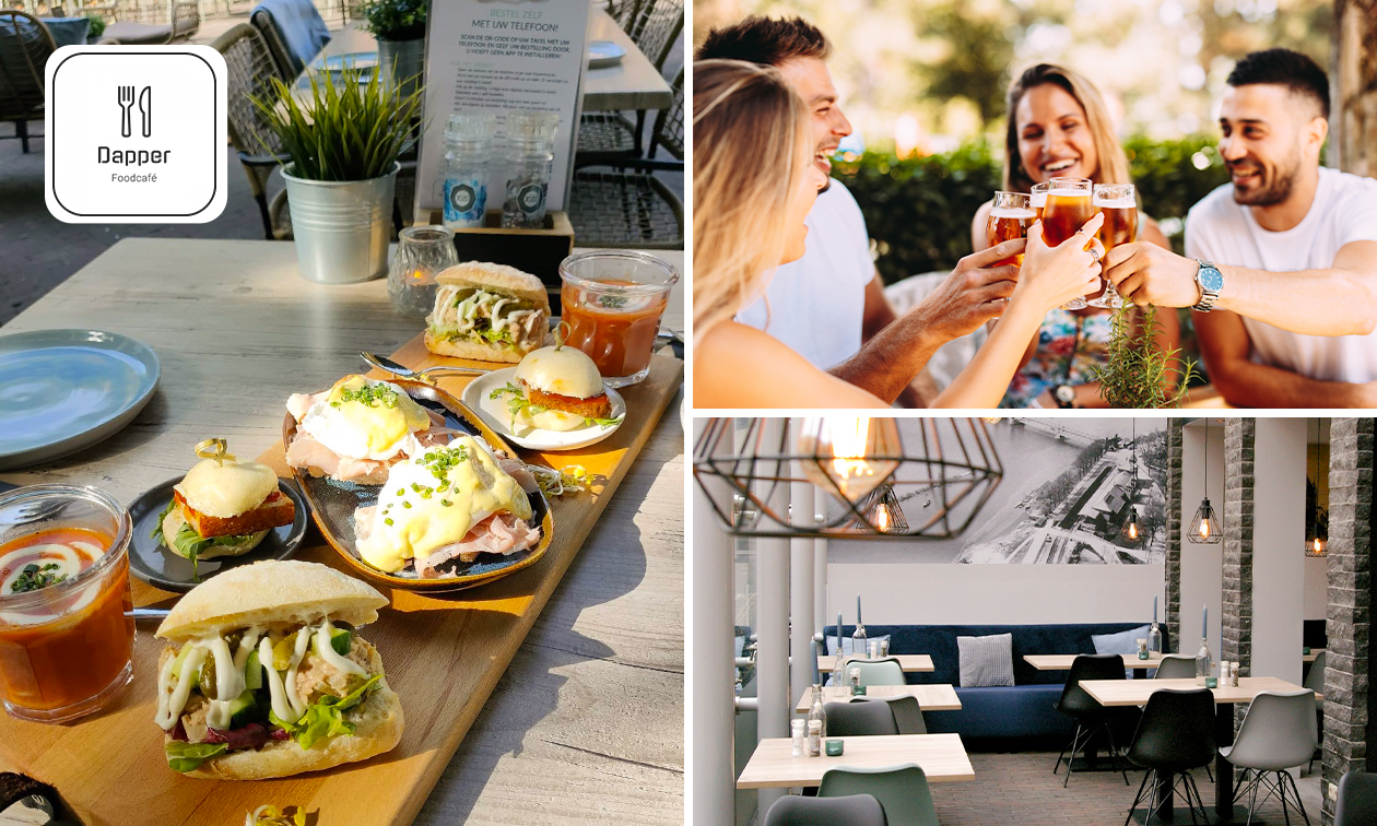Dapper Foodcafé, Bourgondische lunch bij Dapper Foodcafé bespaar 39% in ...