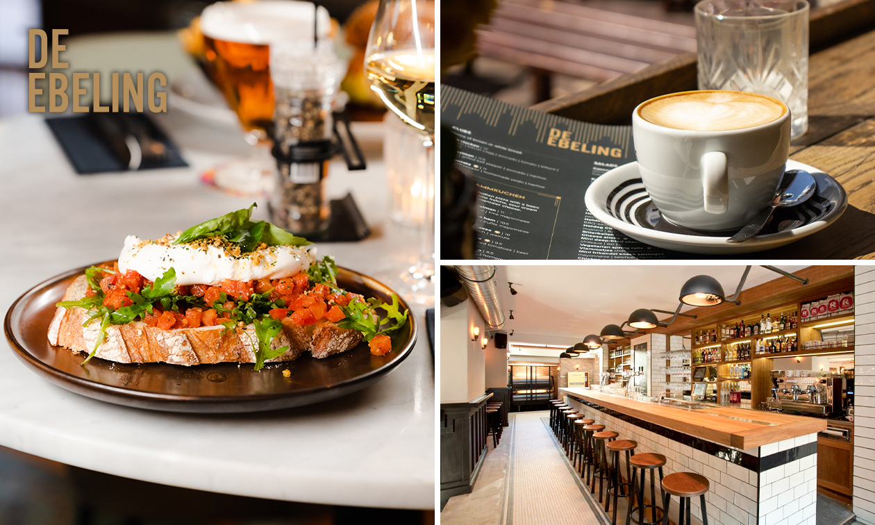 De Ebeling, Broodje + koffie, thee of cappuccino Spare 42% in Amsterdam ...