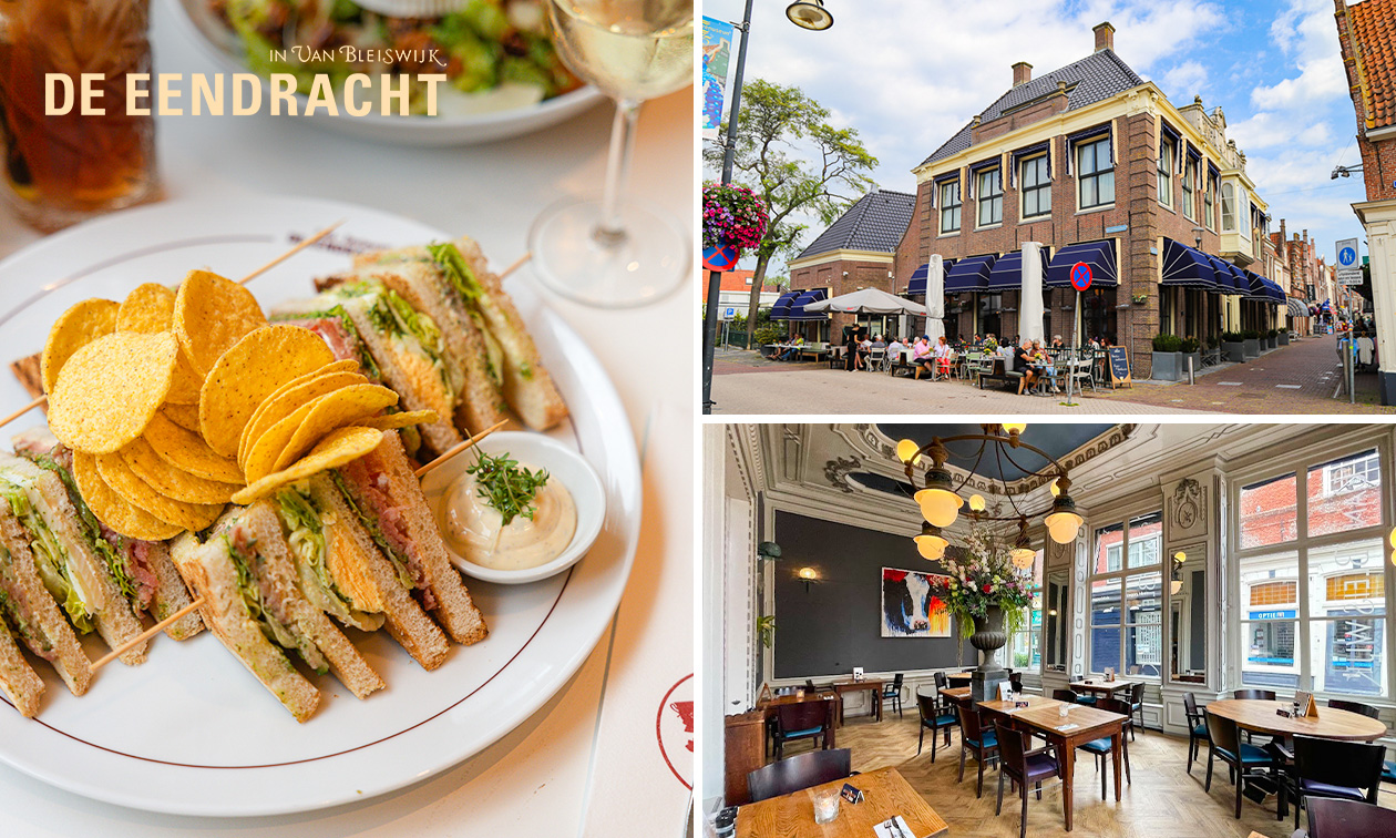 De Eendracht in Van Bleiswijk, Clubsandwich naar keuze bij De Eendracht in Van Bleiswijk bespaar ...