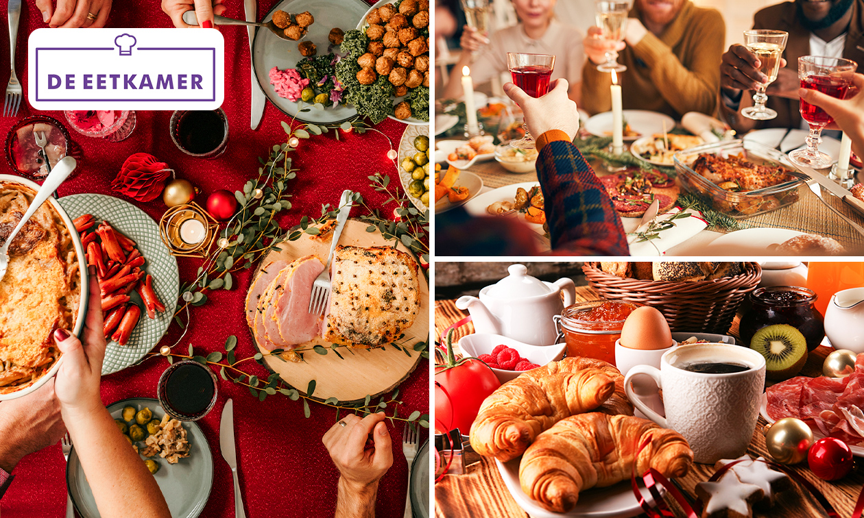 De Eetkamer Hoensbroek, Kerstontbijt, 4-gangen kerstbuffet of kerst-high tea voor afhaal bespaar ...
