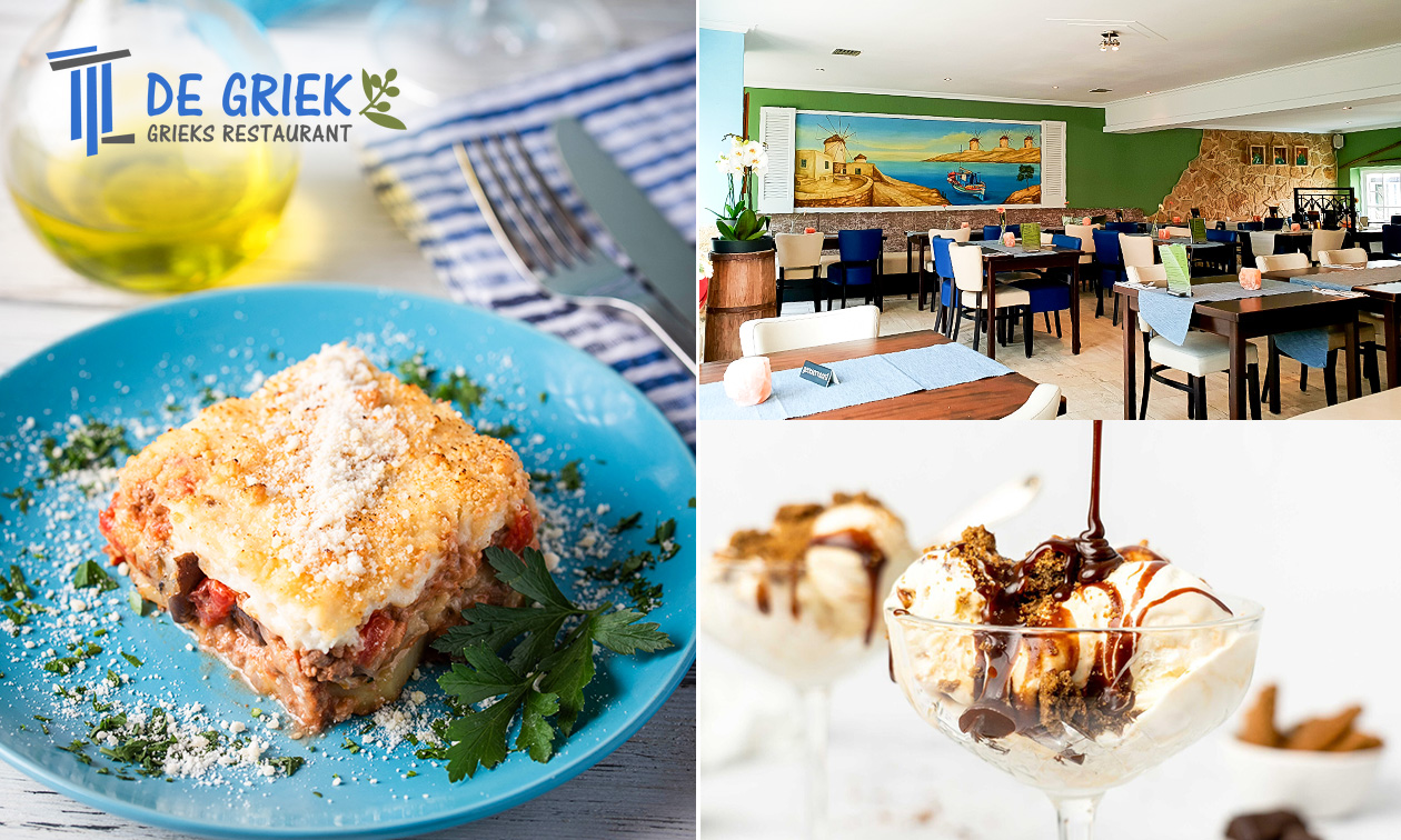 De Griek Schagen, Grieks 4-gangen keuzediner bij De Griek Schagen ...