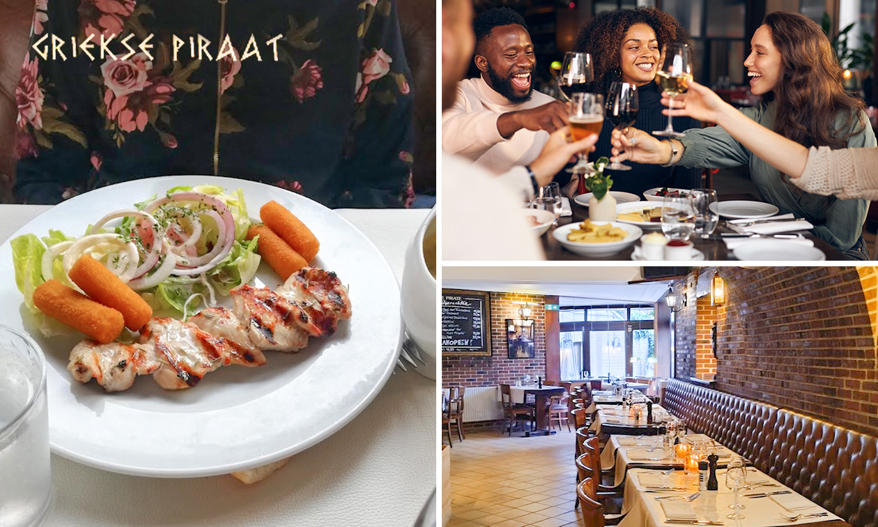 De Griekse Piraat, Grieks 3-gangen keuzediner + aperitief bij De ...
