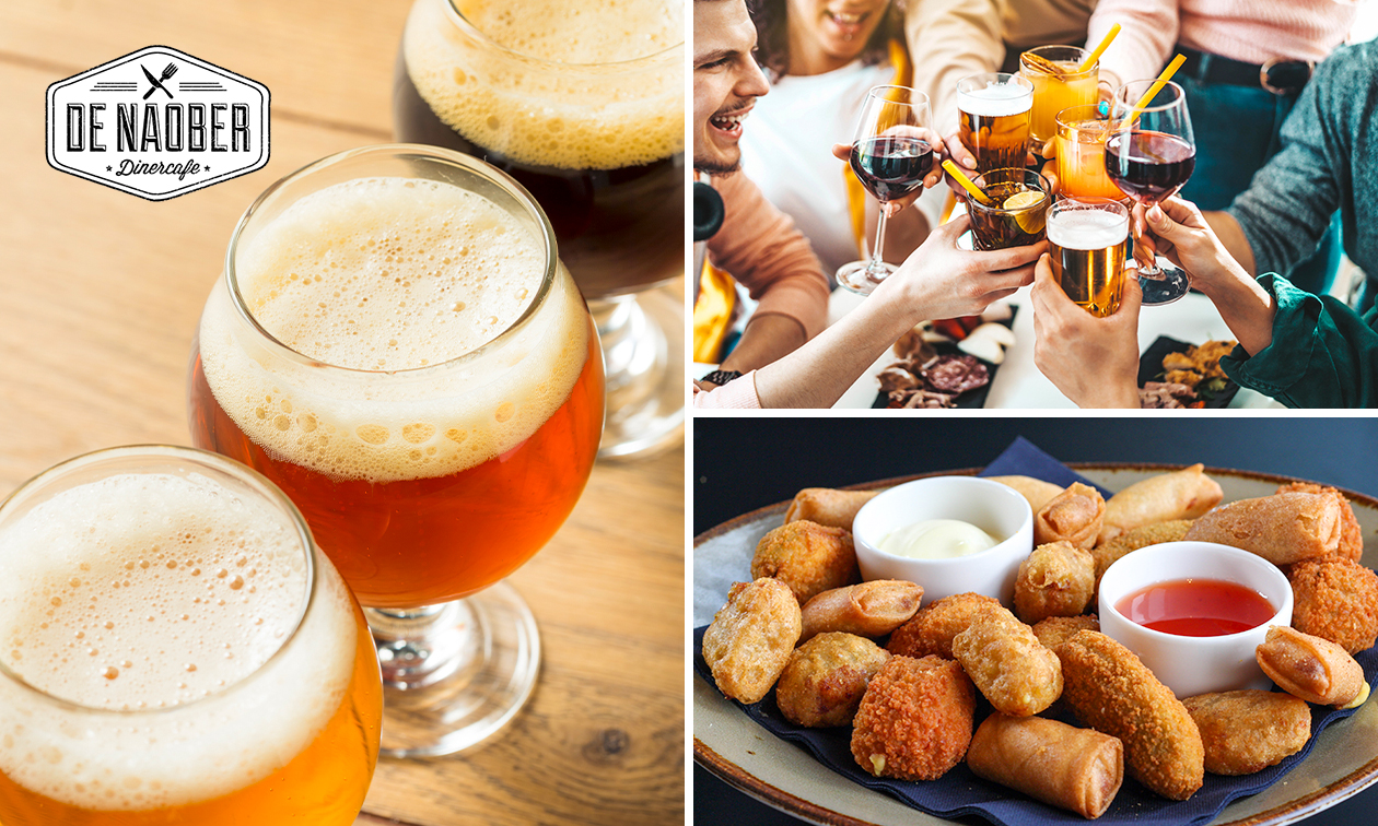 De Naober, 4 glazen wijn of speciaal bier + bittergarnituur bij De ...